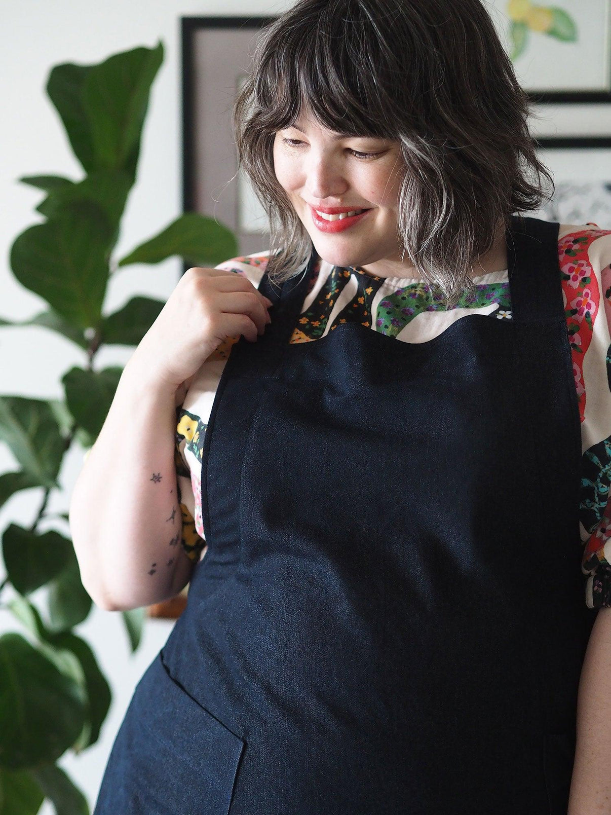 The Assembly Line Apron Dress Sewing Pattern – Loom and Stars