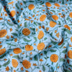 Marigold Sky Hand Block Print Cotton Fabric – Loom and Stars