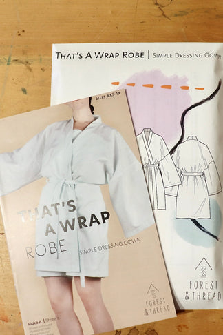 Forest & Thread That's a Wrap Robe Sewing Pattern – Loom and Stars