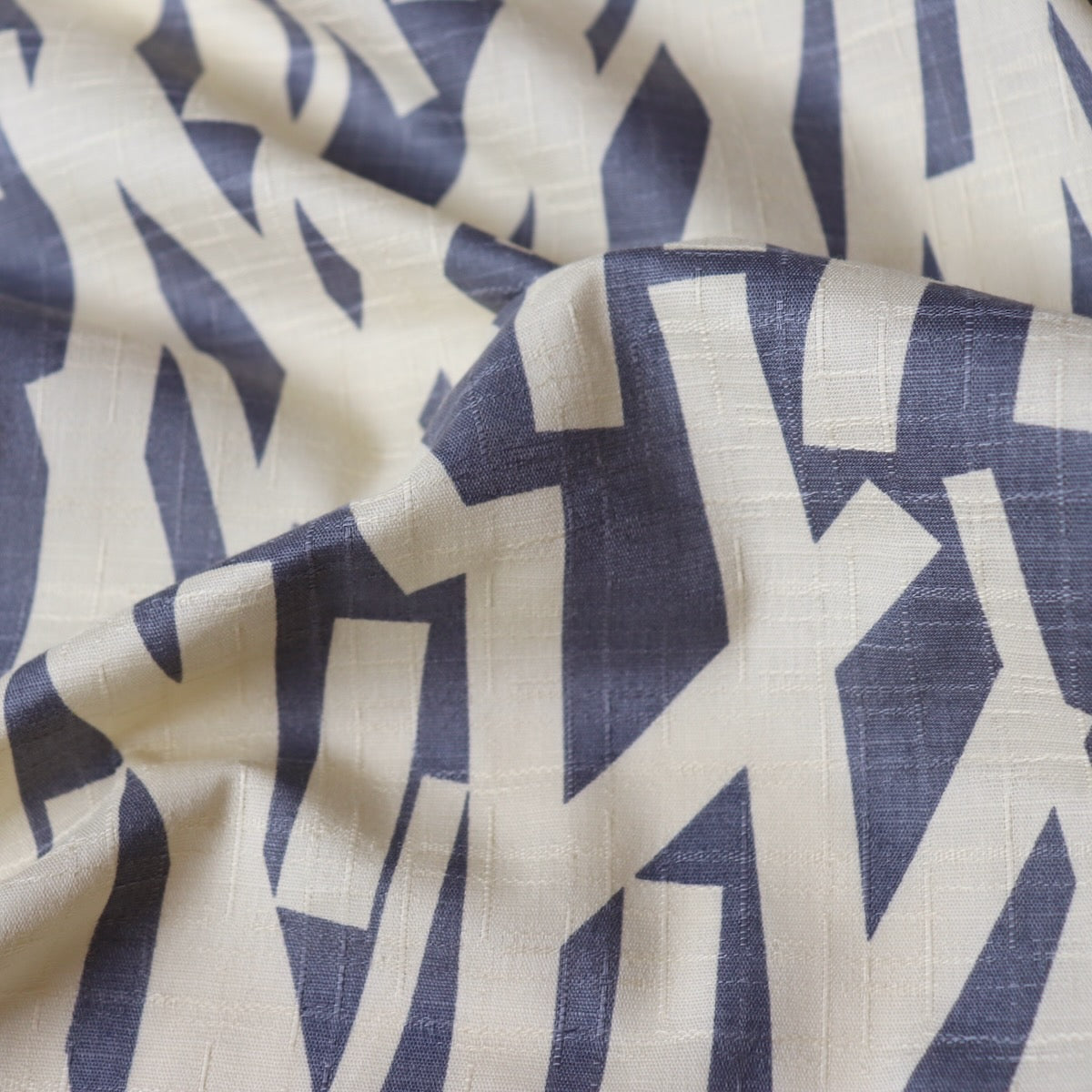 Swatch — Twigs Cotton Dobby Print — Gray – Loom and Stars