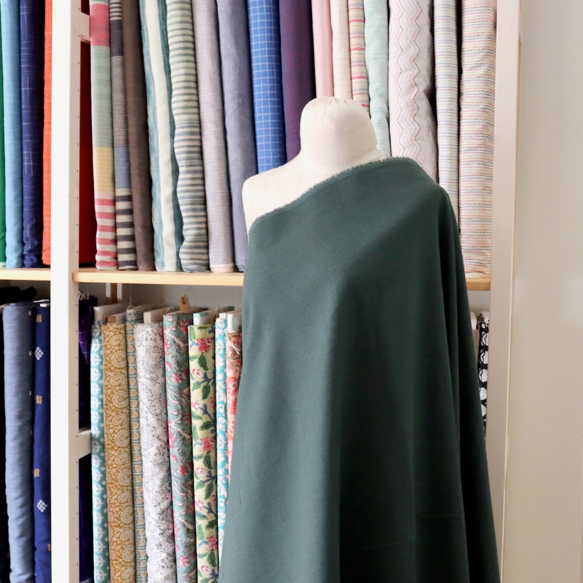 Linen Cotton Canvas — Spruce – Loom and Stars