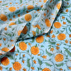 Marigold Sky Hand Block Print Cotton Fabric – Loom and Stars