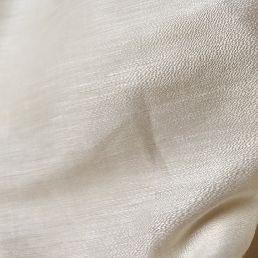 Meringue Slubbed Silk Linen – Loom and Stars