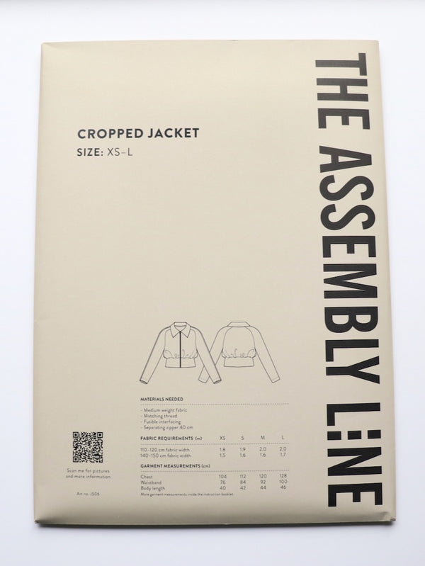 The Assembly Line Cropped Jacket Sewing Pattern – Loom and Stars