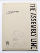 The Assembly Line V-Neck Cuff Top Sewing Pattern – Loom and Stars