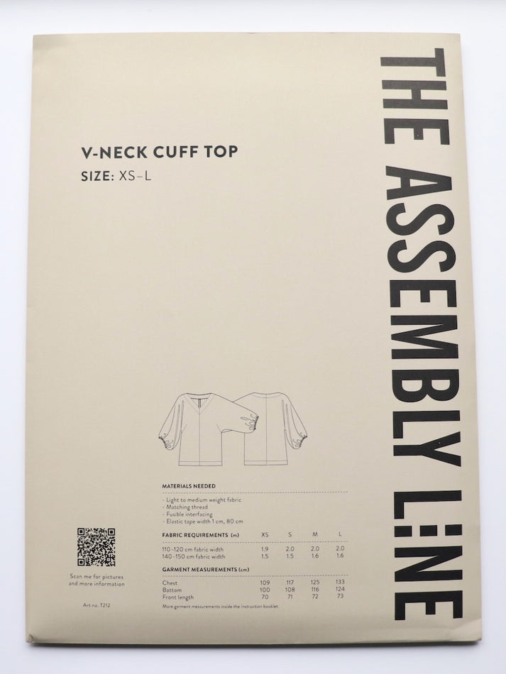 The Assembly Line V-Neck Cuff Top Sewing Pattern – Loom and Stars